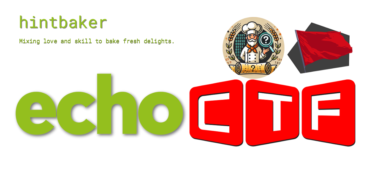 echoCTF.RED Target: hintbaker